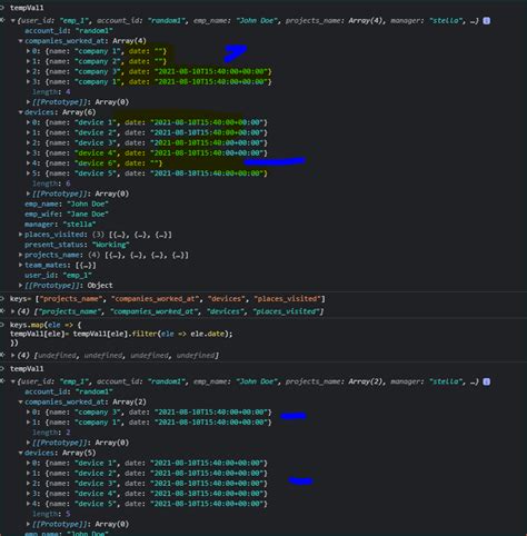 javascript how to check for null values and replace it if the object