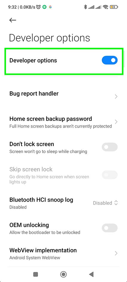 Enable Or Disable Developer Mode On Android 12