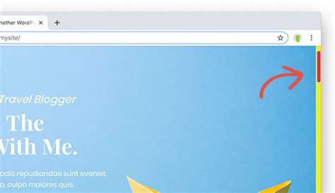how to add a custom scrollbar in wordpress
