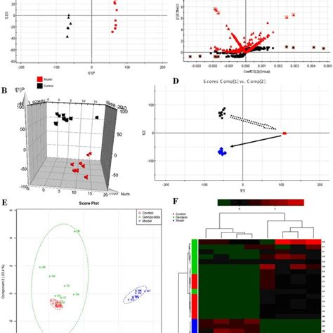 Metabolomic Multivariate Analysis A Pca Score Plot For The Control