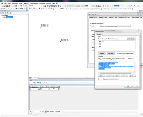 arcgis desktop using a loop in a python expression to stack labels