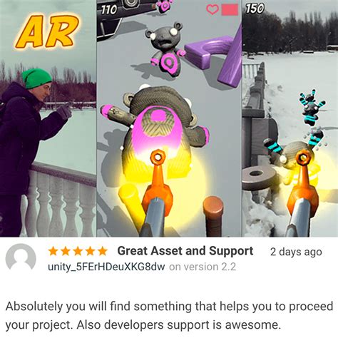 ar camera gyro — unity asset 2020 — new augmented reality 1