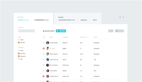 large tabs with subtabs filters in the left sidebar search filter too