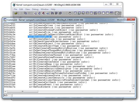 project 13 using kernel debugging commands with windbg 15 pts