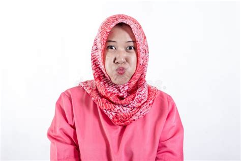 Asiatiska Muslim Affrskvinnor Som Br Hijab Arkivfoto Bild Av Idé