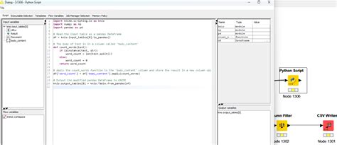 xpath collection cell output to str for python script knime analytics