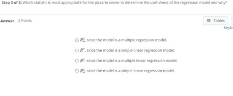 Solved Step 2 Of 3 What Is The Adjusted Coefficient Of