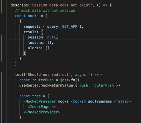 mockedprovider mocking `null` data · issue 4025 · apollographql react
