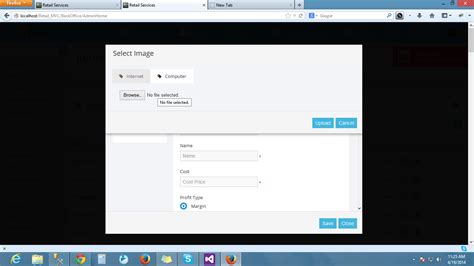 mvc how to display finename insted of no file