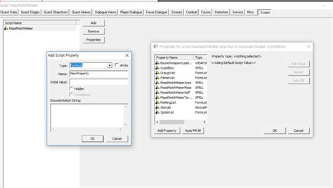 compile error during modifying mod mass match maker skyrim technical