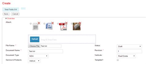 upload multiple documents images preview suitecrm module
