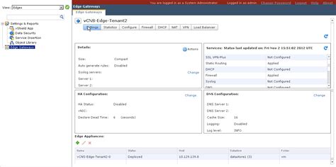how to configure dhcp server using vcloud networking and security edge