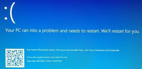 how to fix machine check exception blue screen in windows 11 10