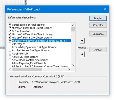 no puedo agregar herramienta listview a vba excel microsoft community