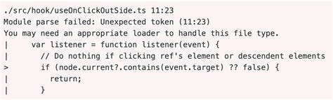 reactjs babel could not compile syntax in typescript stack overflow