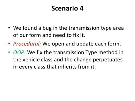 procedural vs object oriented programming