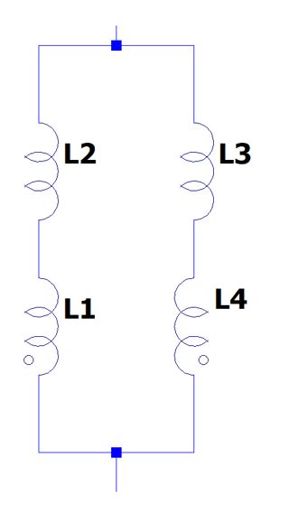 Circuit Analysis Total Inductance Of Two Parallel Aiding Inductors
