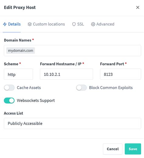 unable to connect to home assistant when using a external nginx
