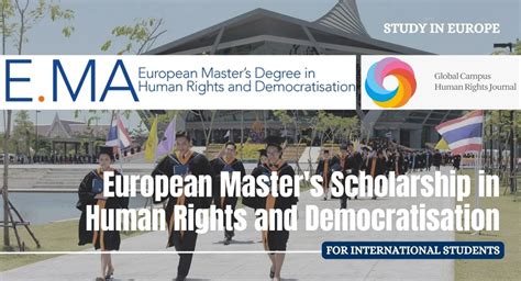 European Masters Scholarship In Human Rights And Democratisation 2023