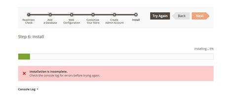 php error while installing magento stack overflow