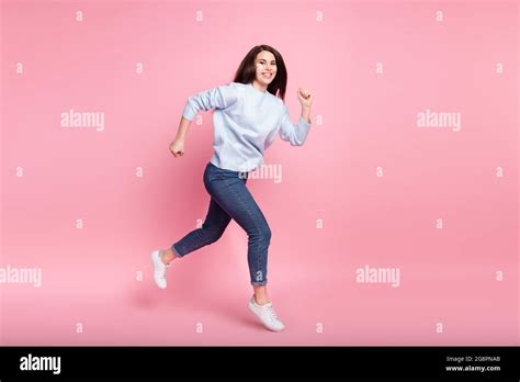 Full Size Profile Photo Of Nice Optimistic Long Hairdo Brunette Lady