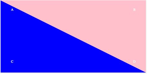 html css color transition in triangles with linear gradient stack