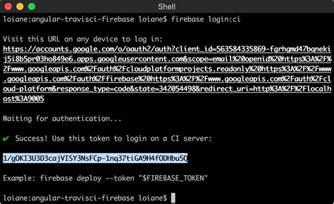 continuous integration with angular cli travis ci firebase hosting