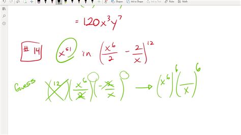 Binomial Theorem Part 2 Youtube