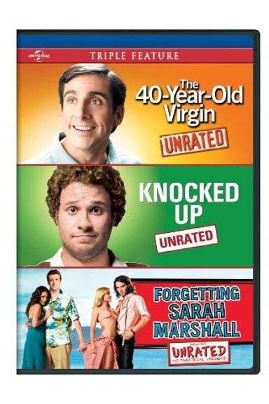 Triple Feature The 40 Year Old Virgin Unrated Knocked Up Unrated