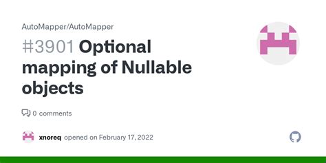 optional mapping of nullable objects · issue 3901 · automapper