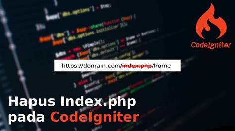 menghilangkan index php pada framework codeigniter teknowebapp