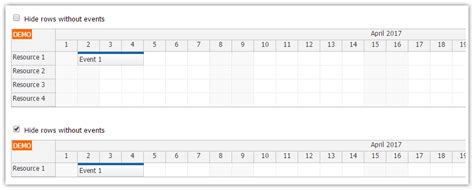 javascript scheduler using checkboxes to select rows daypilot code