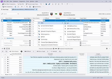 sql data compare tool to diff and sync sql server databases