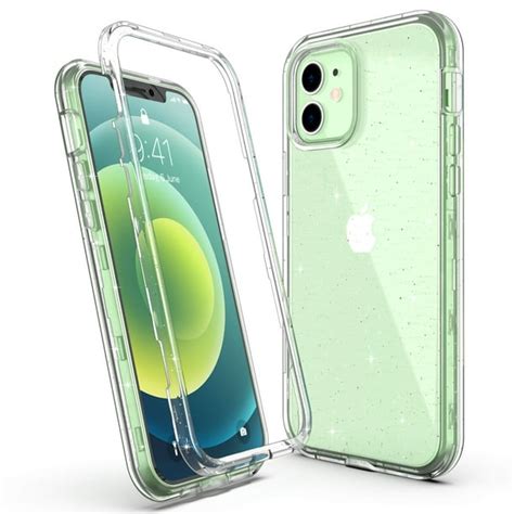 Iphone 12 Case Iphone 12 Pro Case Ulak Clear Sparkle Heavy Duty