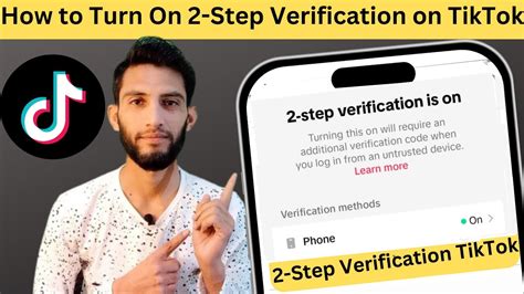 How To Turn On 2 Step Verification On Tiktok Tiktok Par 2 Step