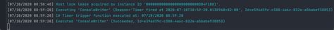 fix console logs for azure functions running in a docker