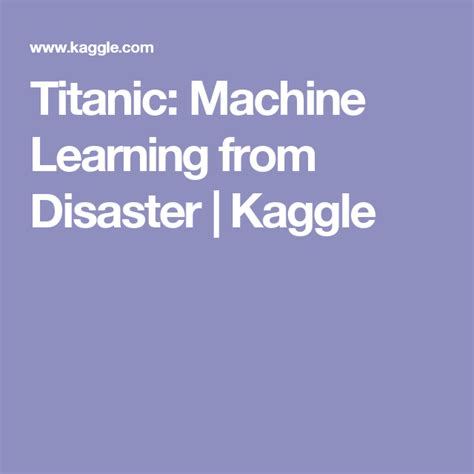 machine learning projects in python kaggle machqi