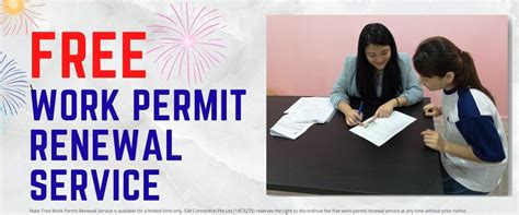 Renew Maid Work Permit Free Service By Gm Connection Pte Ltd