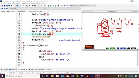 passing individual elements of array as a parameter to functions c