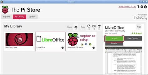 install applications from the pi store raspberry pi