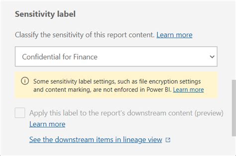 how to apply sensitivity labels in power bi power bi microsoft learn