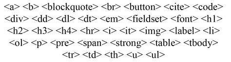 some important html tags with new improvements