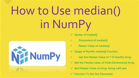 How To Use Median In Numpy Spark By {examples}