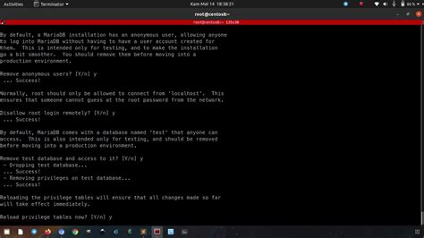 install mariadb database di centos 8 youtube