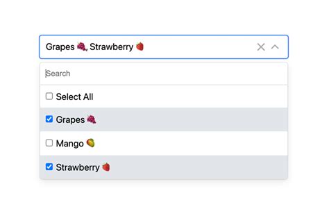 react multi select component multiple selection dropdown