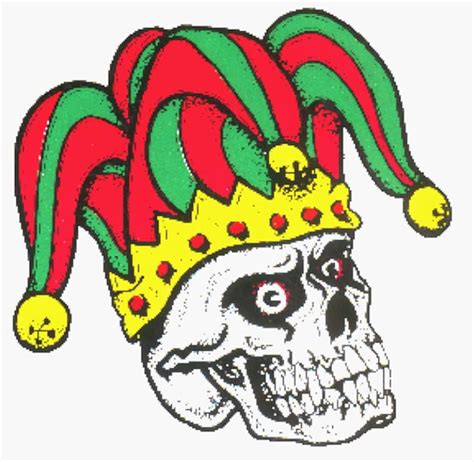 Evil Jester Skull