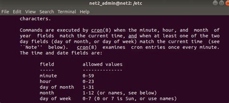 task scheduling on linux crontab