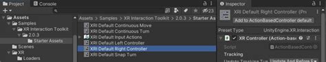 xr interaction toolkit basic input for openxr for mobile developer