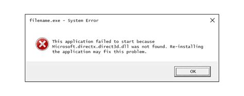 how to fix microsoft directx direct3d dll errors
