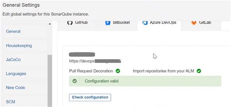 pull request decoration is not working in sonarqube with azure devops